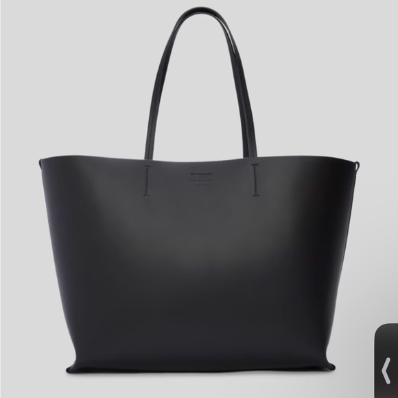 Everlane | Bags | Everlane Black Leather Tote | Poshmark